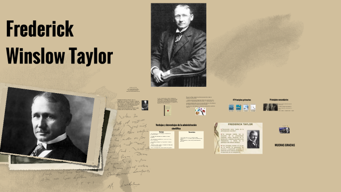 Frederick Winslow Taylor by Natalia García Zuluaga on Prezi