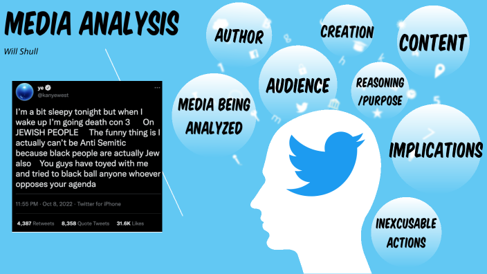 Media Analysis - Kanye West Tweet by Will Shull on Prezi