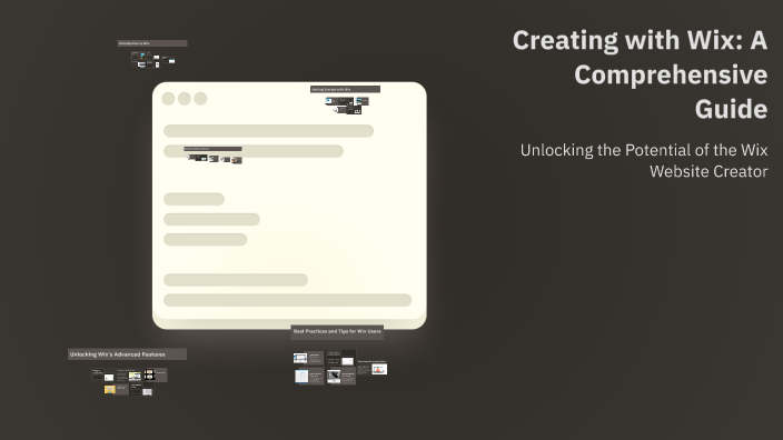 Creating with Wix: A Comprehensive Guide by Ruby grace galvez on Prezi