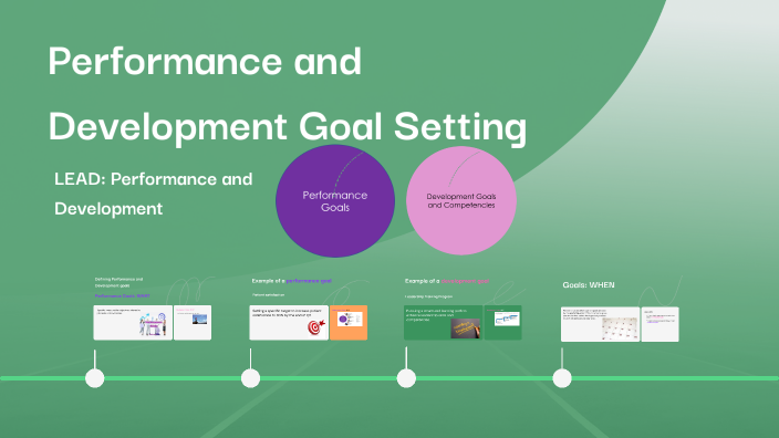 Performance and Development Goal Setting by Bridget Morris on Prezi
