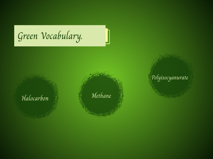 Green Vocabulary by Juno Rives on Prezi