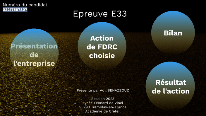 Présentation E33 by adil benazzouz on Prezi
