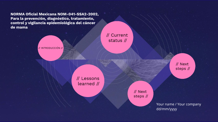 NORMA Oficial Mexicana NOM-041-SSA2-2002, Para la prevención ...