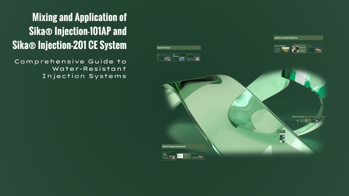 Mixing and Application of Sika® Injection-101AP and Sika® Injection-201 ...