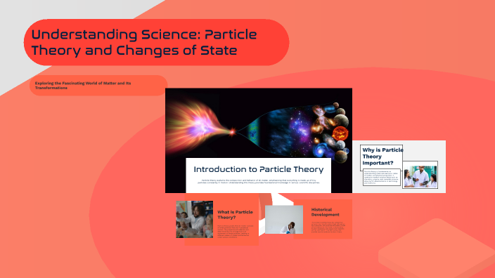 Understanding Science: Particle Theory and Changes of State by Anfaal ...
