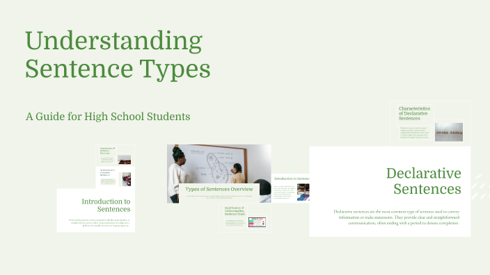 Understanding Sentence Types by Sarah Poorman on Prezi
