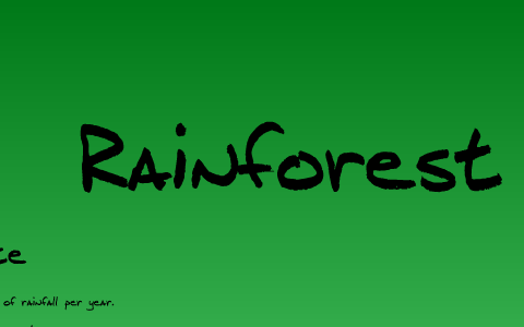 The Rainforest by deidre perry on Prezi