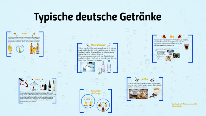 Typische deutsche Getränke by Vivien Vörös on Prezi