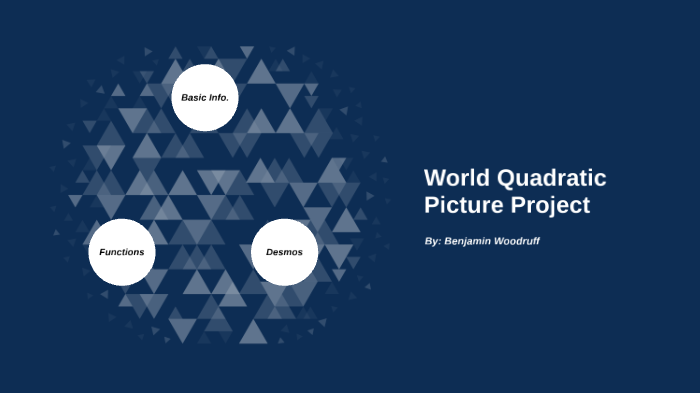 Functions of the World Quadratic Picture Project by BENJAMIN WOODRUFF ...