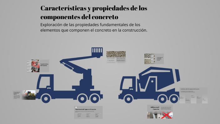 Características y propiedades de los componentes del concreto by Uriel ...