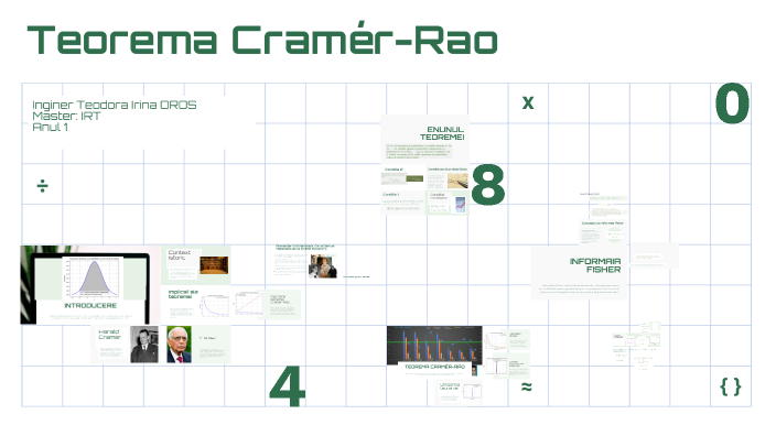 Teorema Cramér-Rao by Teodora Oros on Prezi