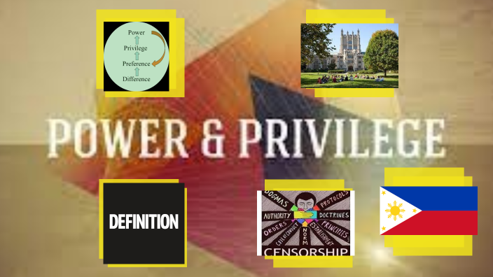 Privilege & Power by John Wolfe on Prezi