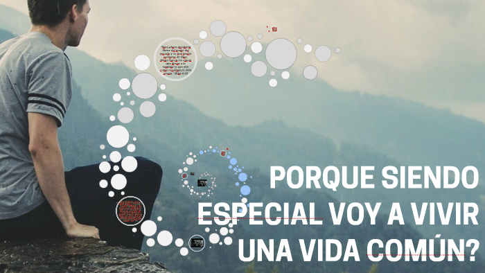 PORQUE SIENDO ESPECIAL VOY A VIVIR UNA VIDA COMUN? by karen florez on Prezi