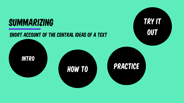 Summarizing Introduction by Morgan Steere on Prezi