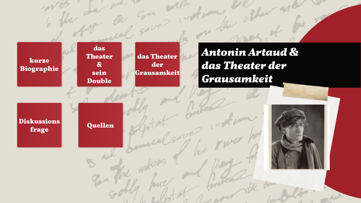 Antonin Artaud und das Theater der Grausamkeit by Luisa-Maria Jahn on Prezi