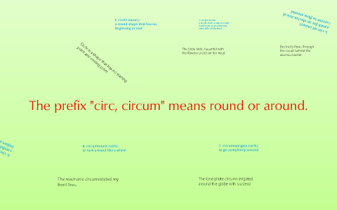 Prefix "circ, circum" by Zong Heng on Prezi