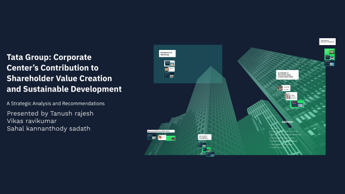 Tata Group: Corporate Center’s Contribution to Shareholder Value ...