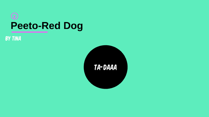 Peeto-Red Dog by tina najafi on Prezi