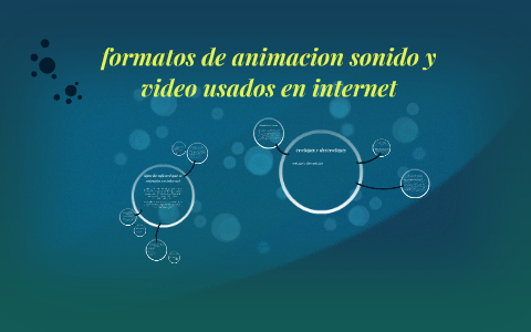 formatos de animacion sonido y video usados en internet by Sergio Baez ...
