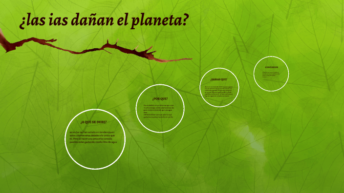 ¿las ias dañan el planeta? by jimmy portela on Prezi