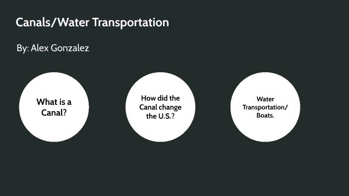Canals/ Water Transportation Project by Alex Gonzalez on Prezi