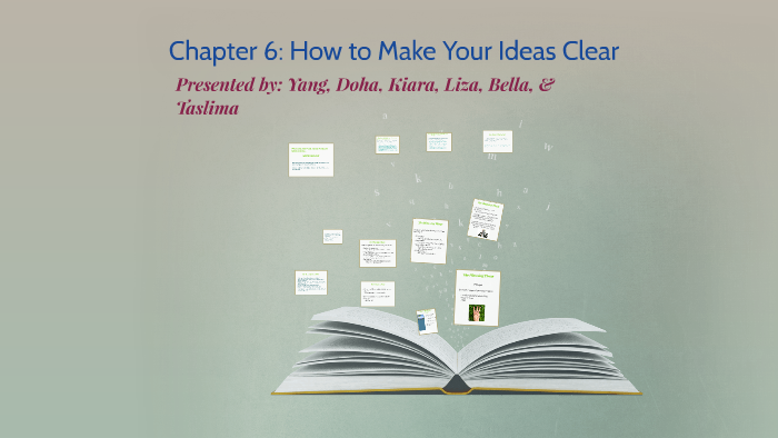 Chapter 6: How to Make Your Ideas Clear by on Prezi