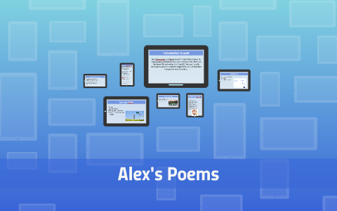 Alex's Poems by Alex Stonecypher