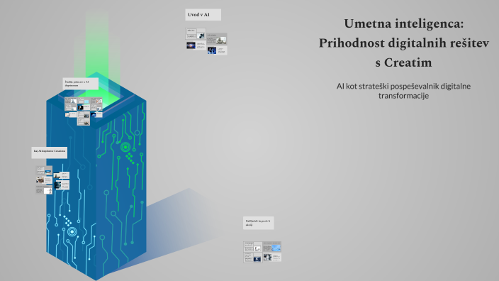 Umetna inteligenca: Prihodnost digitalnih rešitev s Creatim by Creatoor Tomaz Korelc on Prezi