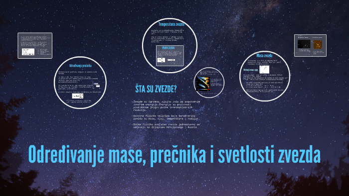 Određivanje mase, prečnika i svetlosti zvezda by Milica Matic on Prezi