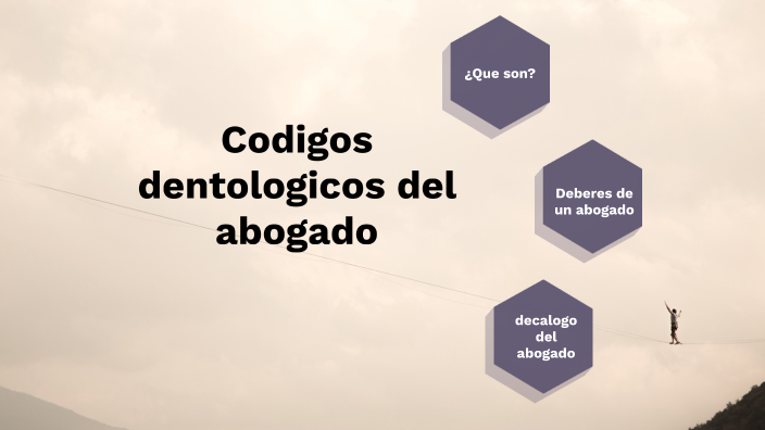 Los codigos deontologicos del abogado by silvia garrido jerez on Prezi