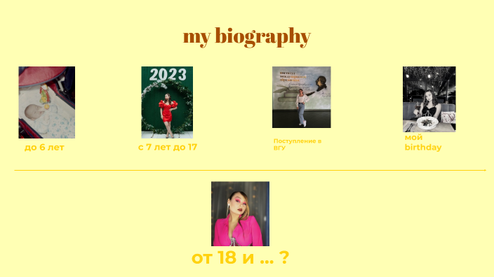 My Biography by on Prezi