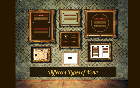 Different Types of Menu by Tes Ting on Prezi