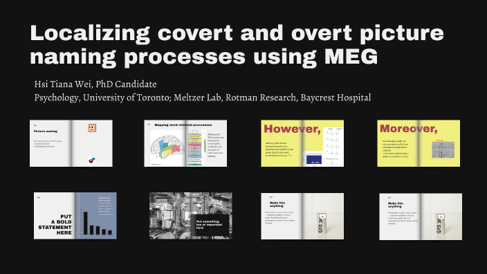Localizing covert and overt picture naming processes using MEG by Tiana ...