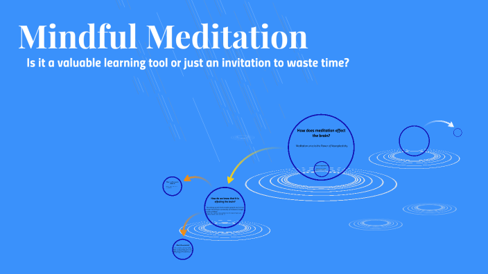 Mindful meditation can improve your success as a college student. by ...