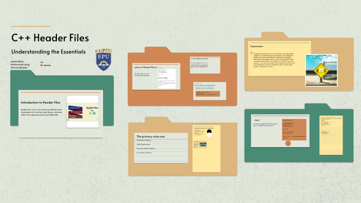 C++ Header Files by Parzi Ppt on Prezi
