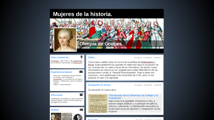 Olimpia de Gouges by Irene B on Prezi