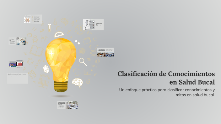 Clasificación de Conocimientos en Salud Bucal by MARISEL ROXANA ...