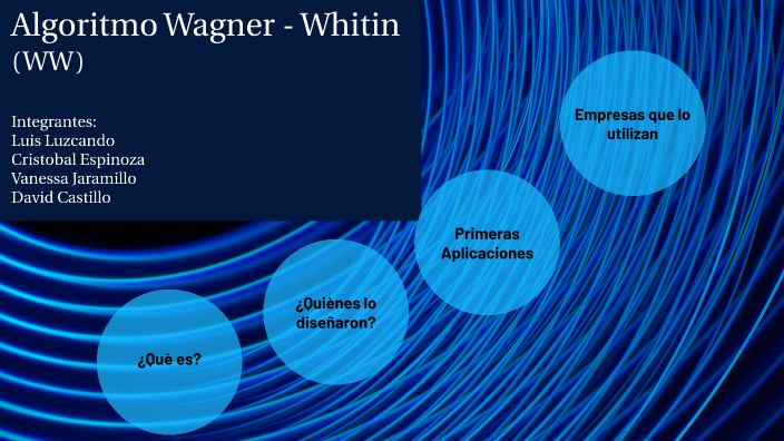 Algoritmo Wagner Whitin By Luis De Jesús Luzcando On Prezi