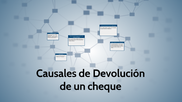 Causales de Devolución de un cheque by Luis Fernando Jaramillo Meza on ...
