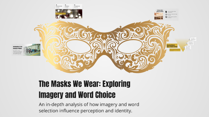 The Masks We Wear: Exploring Imagery and Word Choice by Sbonga Ngidi on ...
