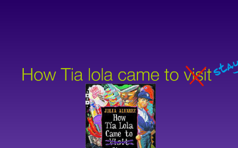 How Tia Lola Came To Visit Stay by Brooke Reutinger