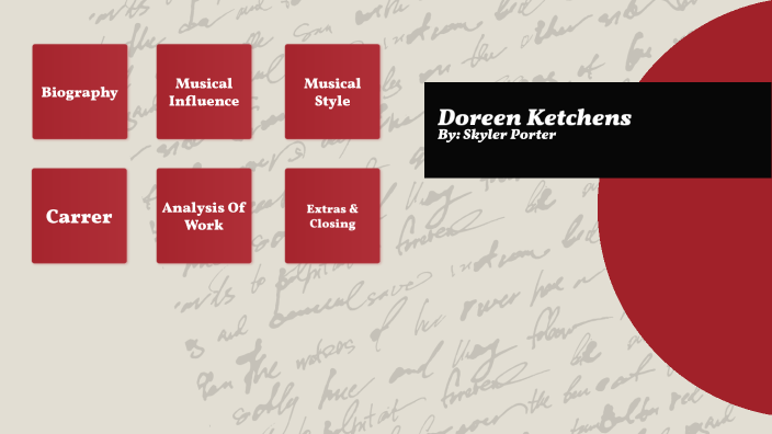 Doreen Ketchens - Skyler Porter by Skyler Porter on Prezi