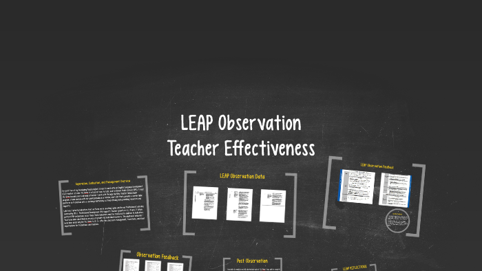 LEAP Observation by Crystal Mizer on Prezi