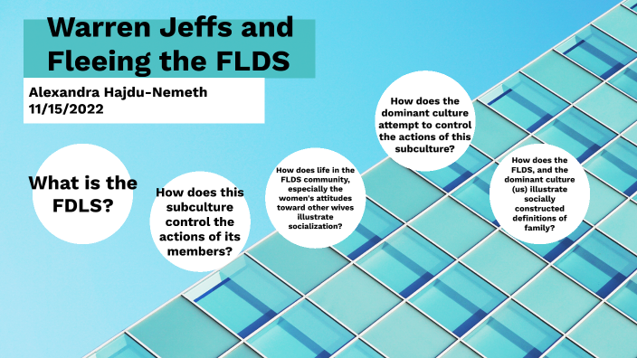 Warren Jeffs and Fleeing the FLDS (Fundamentalist Church of the Latter ...