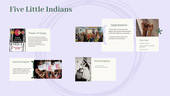 Five Little Indians by Emily Bain on Prezi