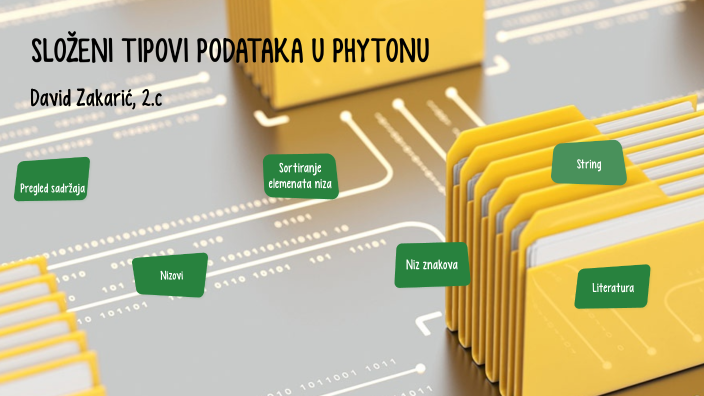 SLOŽENI TIPOVI PODATAKA by David Zakarić on Prezi
