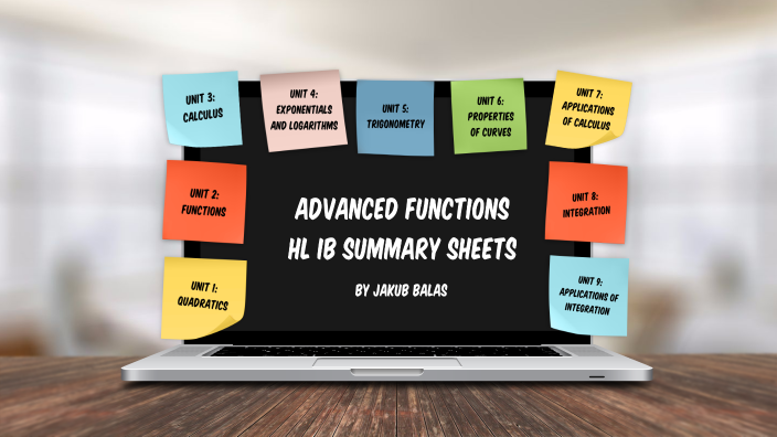 Advanced Functions IB HL Summary Sheets by Jakub Balas on Prezi