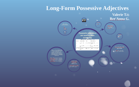 Long-Form Possessive Adjectives by Valerie Tran on Prezi