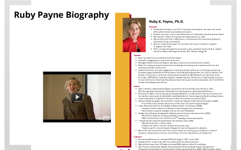 Summary of Ruby Payne's book, A Framework for Understanding Poverty by ...