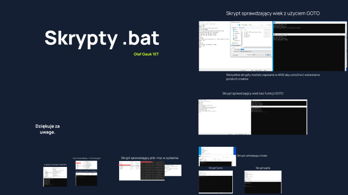 Skrypty .bat by Olaf Gk on Prezi